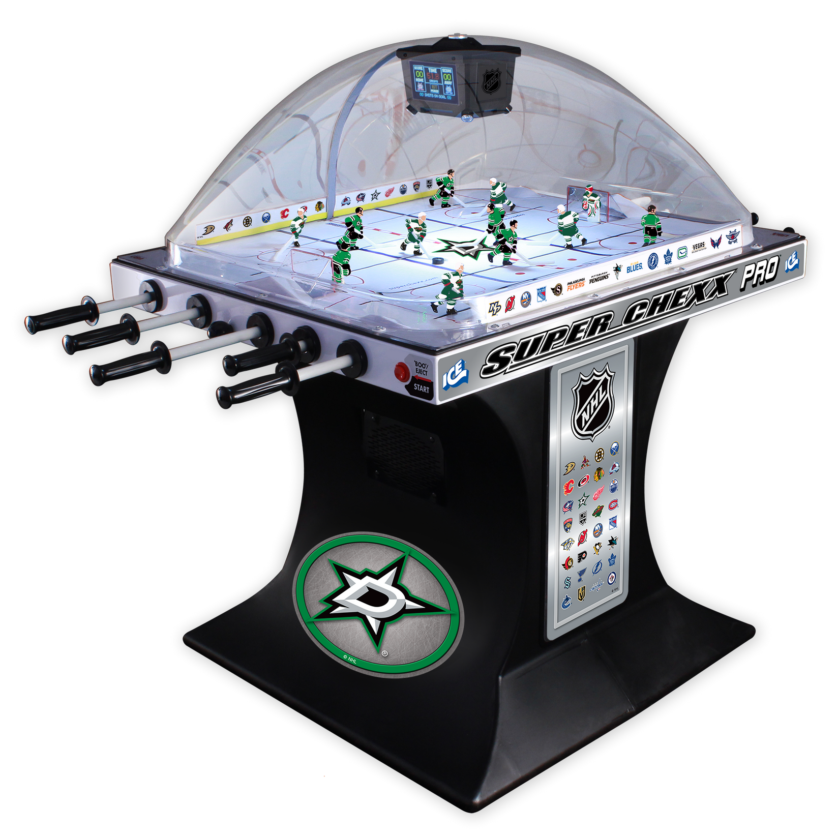 Dallas Stars NHL Super Chexx Pro Bubble Hockey – Super Chexx Store