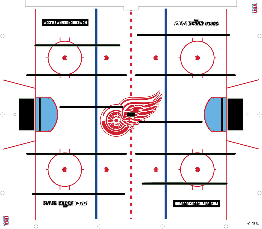 Detroit Red Wings NHL Super Chexx Pro Bubble Hockey – Super Chexx Store